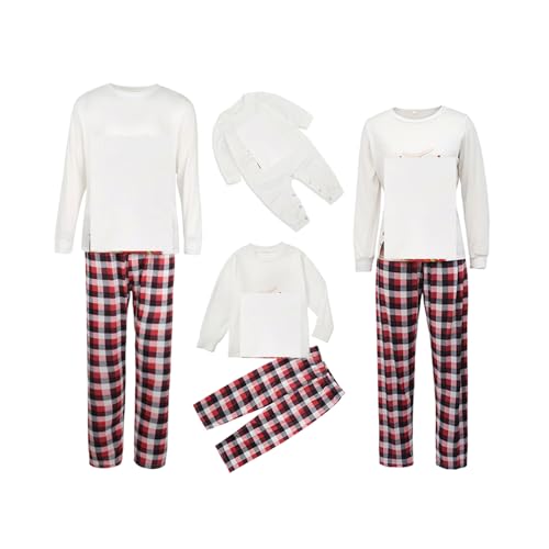 WephuPSho Christmas Family Matching Pajamas, Festive Xmas Jammies Sets for the Whole Family, Holiday Pjs Christmas(!p-5, Mom, XL)