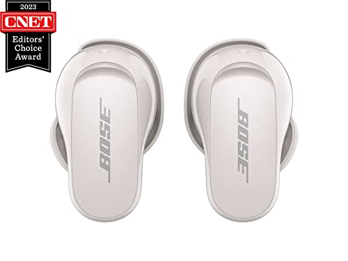NEW Bose QuietComfort Earbuds II, Wireless, Bluetooth, World’s Best Noise Cancelling In-Ear Headphones with Personalized Noise Cancellation & Sound, Soapstone
