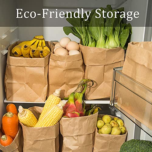 Paper Lunch Bags Brown Paper Lunch Bags Brown Paper Bags Bulk for Small Business (30 PIECE-4LB)