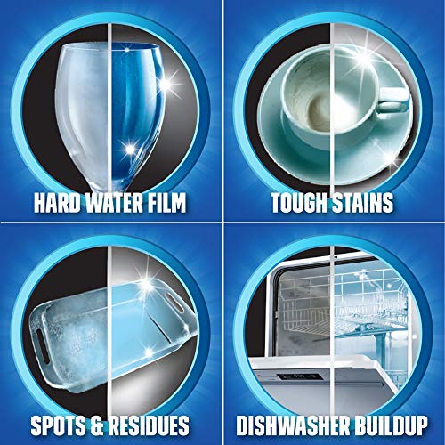 Finish Powder Dishwasher Booster, Lemon Sparkle 14 Oz Bottle, Hard Water Booster (Pack of 3)
