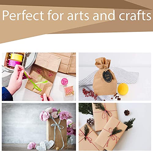 Paper Lunch Bags Brown Paper Lunch Bags Brown Paper Bags Bulk for Small Business (30 PIECE-4LB)
