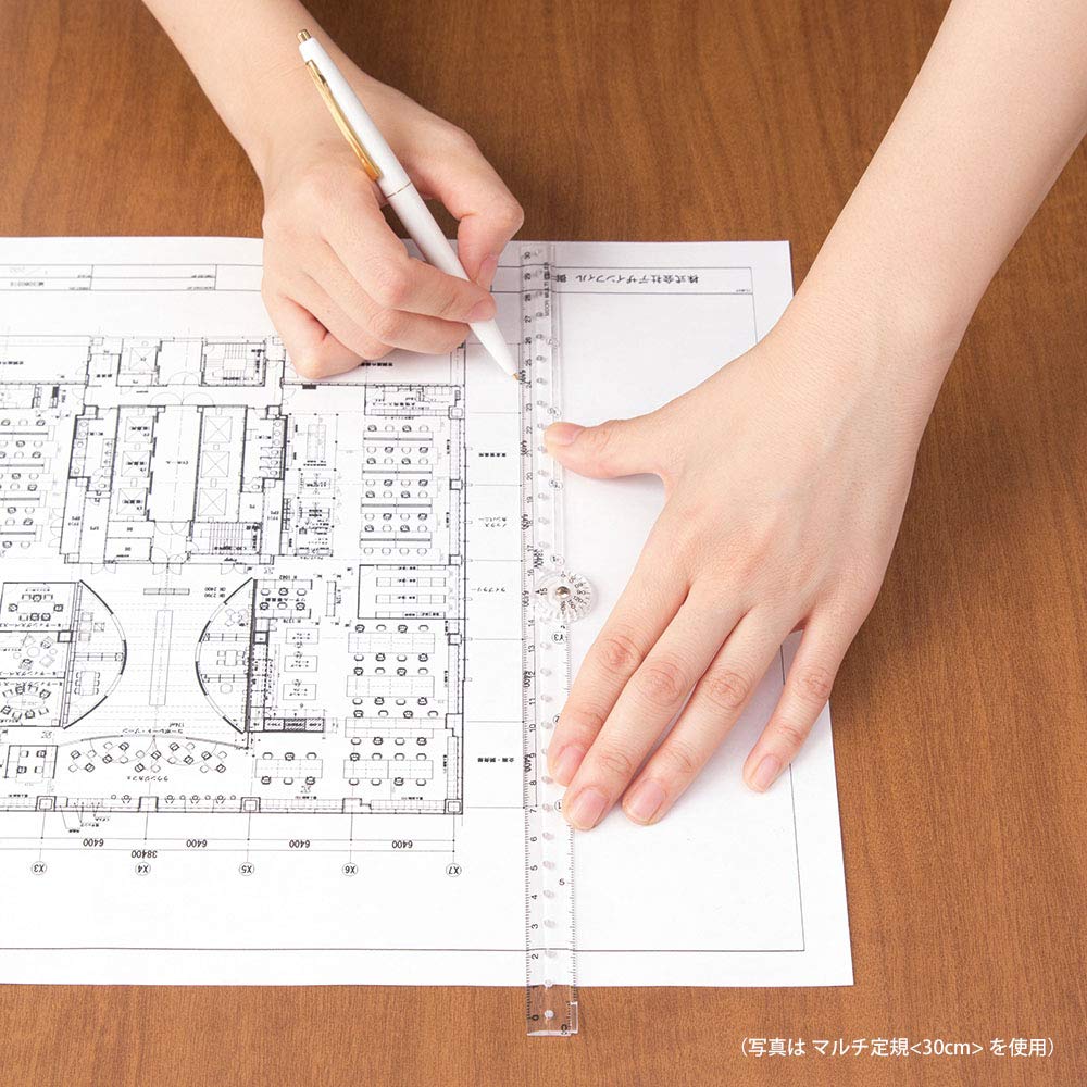 DESIGNPHIL 42266006 Multi Ruler, 11.8 inches (30 cm), Transparent
