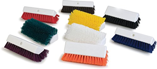 Carlisle FoodService Products 4042514 Commercial Boot "N Shoe Brush Replacement, Blue (Pack of 12)