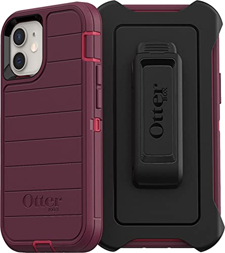 OtterBox Defender Series SCREENLESS Edition Case for iPhone 12 Mini - Berry Potion (Raspberry Wine/Boysenberry)