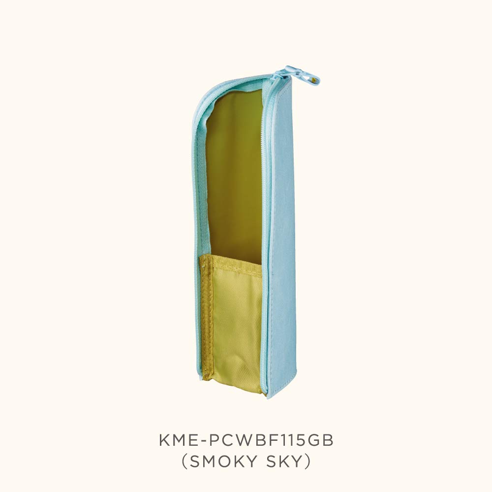 KOKUYO Me Pen Case, Pen Holder, Smoky Sky, Slim Type, Blue, Japan Import (KME-PCWBF115GB)