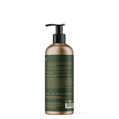 ATTITUDE Hand Soap, EWG Verified, Plant and Mineral-Based Ingredients, Vegan and Cruelty-free Personal Care Products, Refillable Aluminum Bottle, Petitgrain and Jasmine, 16 Fl Oz