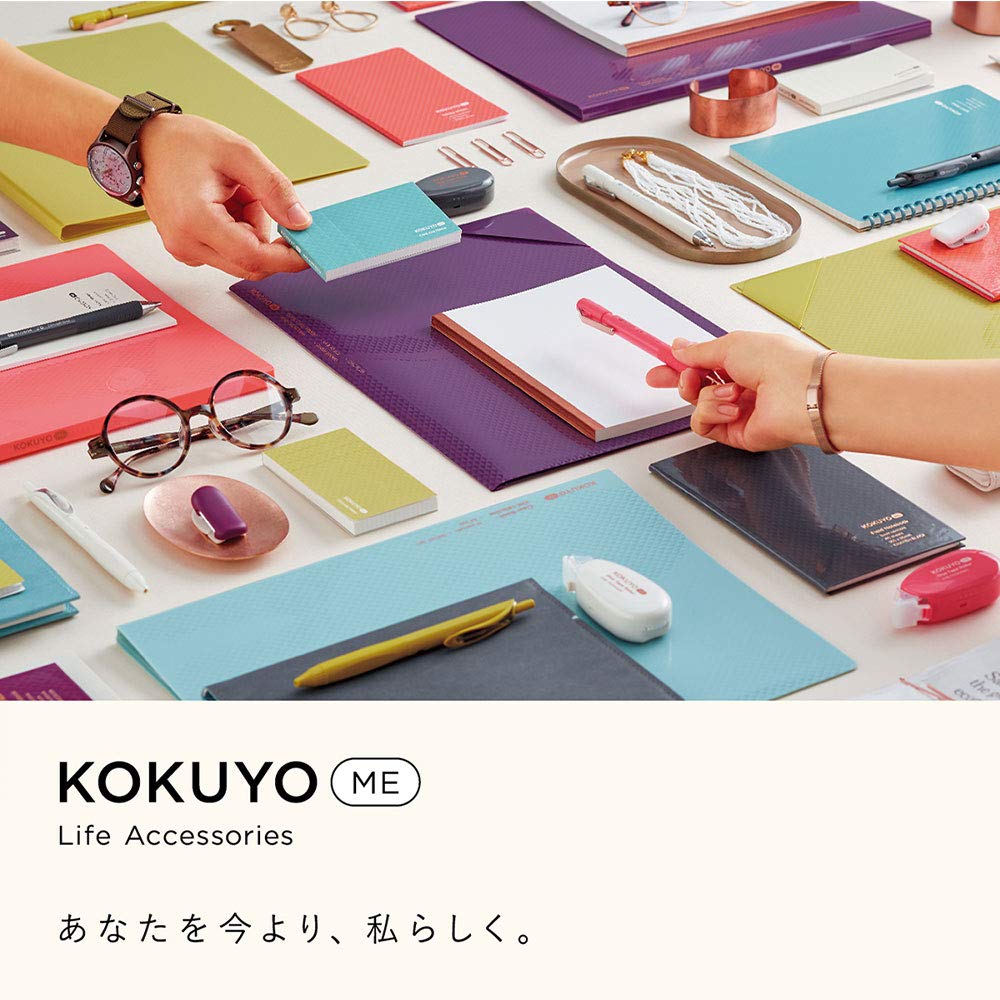 KOKUYO Me Pen Case, Pen Holder, Smoky Sky, Slim Type, Blue, Japan Import (KME-PCWBF115GB)