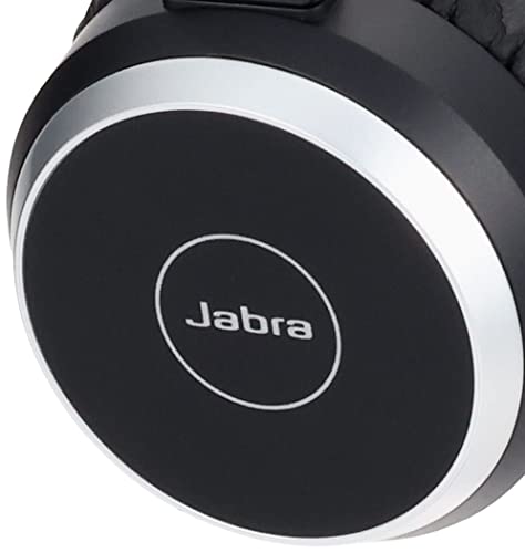 Jabra Evolve 65 MS Wireless Headset, Stereo – Includes Link 370 USB Adapter – Bluetooth Headset with Industry-Leading Wireless Performance, Advanced Noise-Cancelling Microphone, All Day Battery