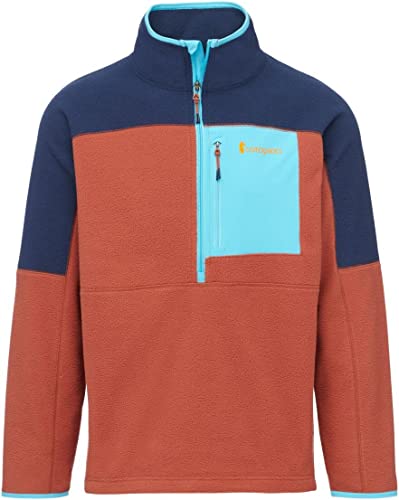 Cotopaxi Abrazo Half-Zip Fleece Jacket - Men's Maritime/Spice 2X-Large