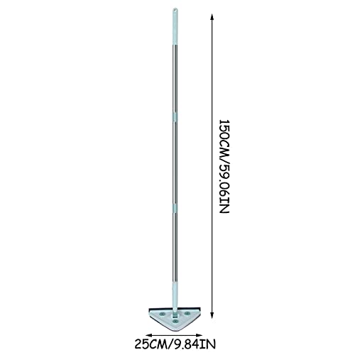 Multi-purpose 360° Rotatable Adjustable Cleaning Mop, Long Handle 25 Cm Microfiber Dust-Mop for Wall, Tile, Laminate and Baseboard Cleaner, Home Accessories Gifts for Mom