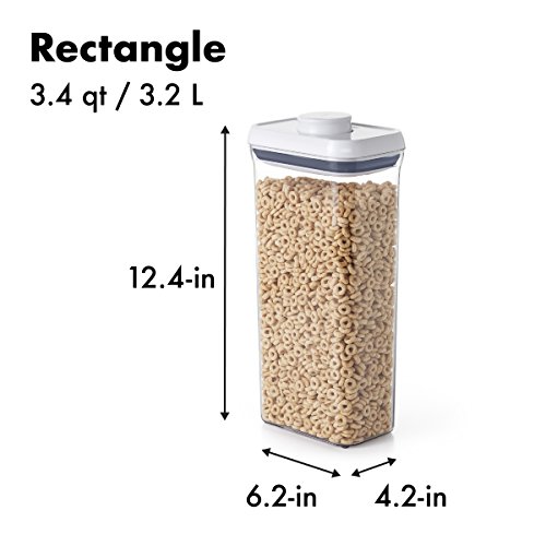 OXO Good Grips 3.4 Qt POP Container β Airtight Food Storage β for Cereal and More