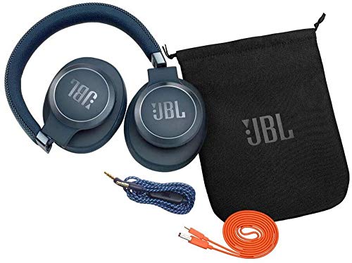 JBL Live 650BTNC - Around-Ear Wireless Headphone with Noise Cancellation - Non Retail Packaging (Blue)