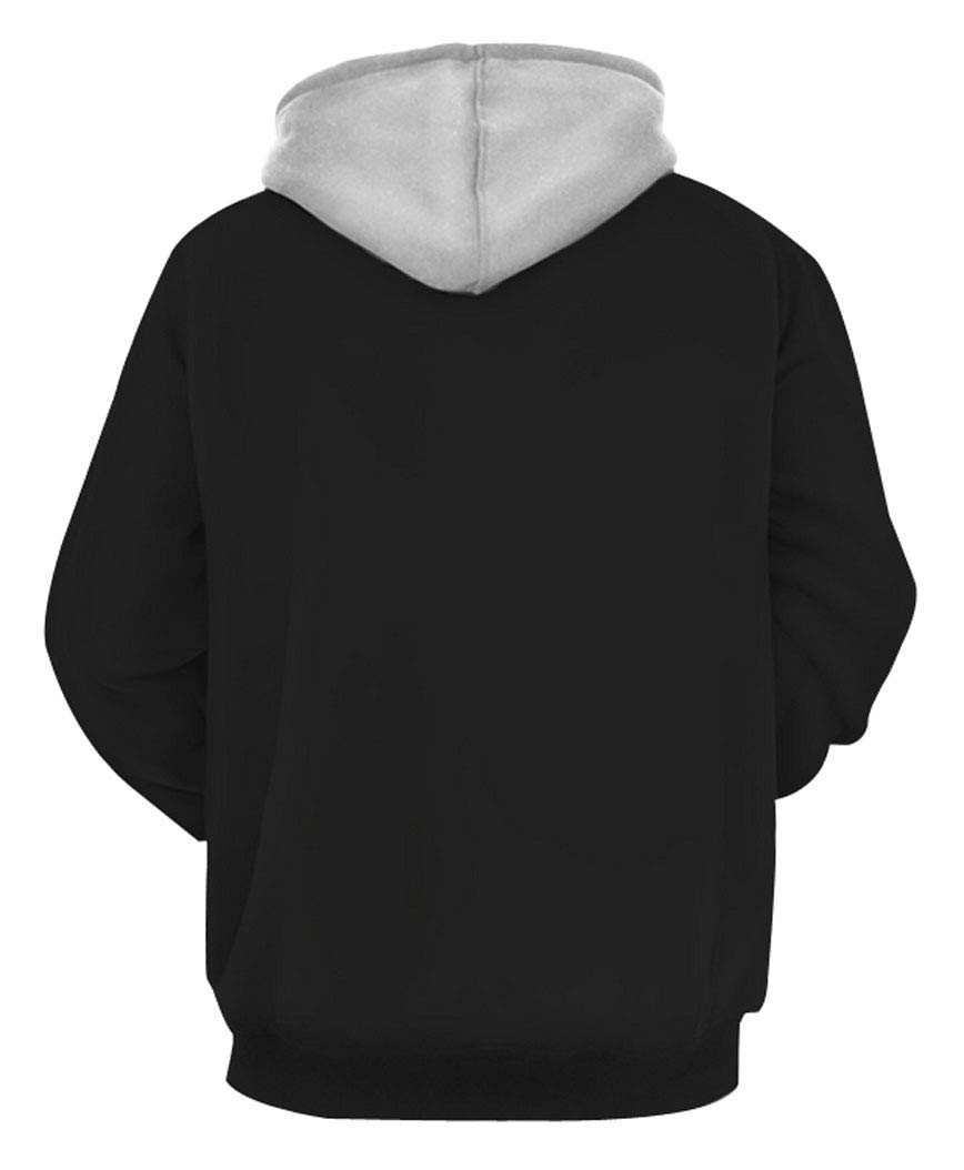 Wish Costume Shop Persona 5 P5 Cosplay Costume Hoodie Anime Joker Sweatshirt (M, Black 1)
