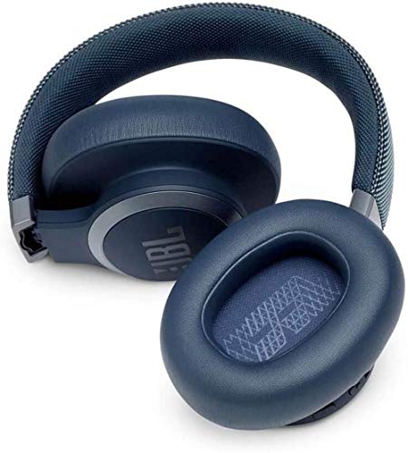 JBL Live 650BTNC - Around-Ear Wireless Headphone with Noise Cancellation - Non Retail Packaging (Blue)