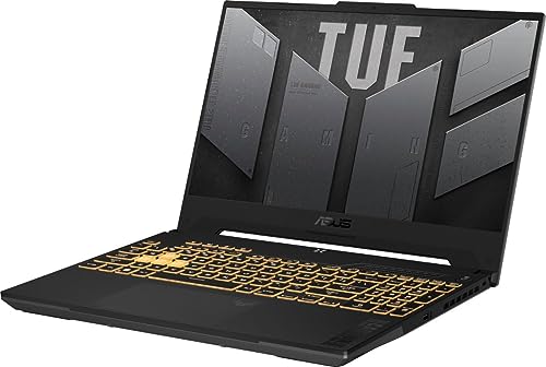 ASUS TUF F15 Gaming Laptop 15.6" FHD IPS 144Hz 12th Gen Intel 14-Core i7-12700H Processor >i9-11950H 32GB RAM 2TB SSD GeForce RTX 4060 8GB Graphic Backlit Thunderbolt4 USB-C Win11 Gray + HDMI Cable