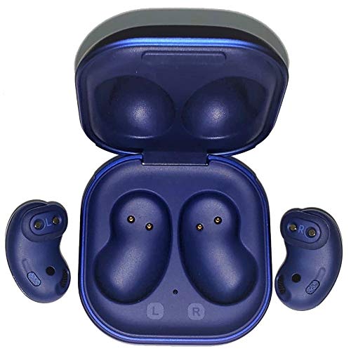 Samsung Galaxy Buds Live ANC TWS Wireless Bluetooth 5.0 Earbuds for iOS & Android, 12mm Drivers, International Model - SM-R180 (Buds Only, Mystic Blue (Limited Edition))