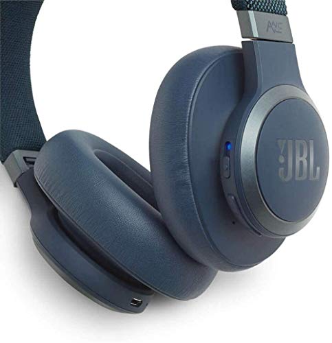 JBL Live 650BTNC - Around-Ear Wireless Headphone with Noise Cancellation - Non Retail Packaging (Blue)