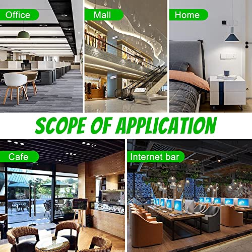 Pro Power Saver Electricity Saving Box, Miracle Watt Energy Saving Device, Device Electric Smart Us Plug 90v-250v 30kw for Household Office Market (2Pcs)