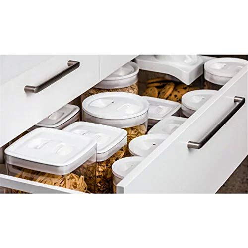 Click Clack Pantry Canister, 1-Quart, White Lid
