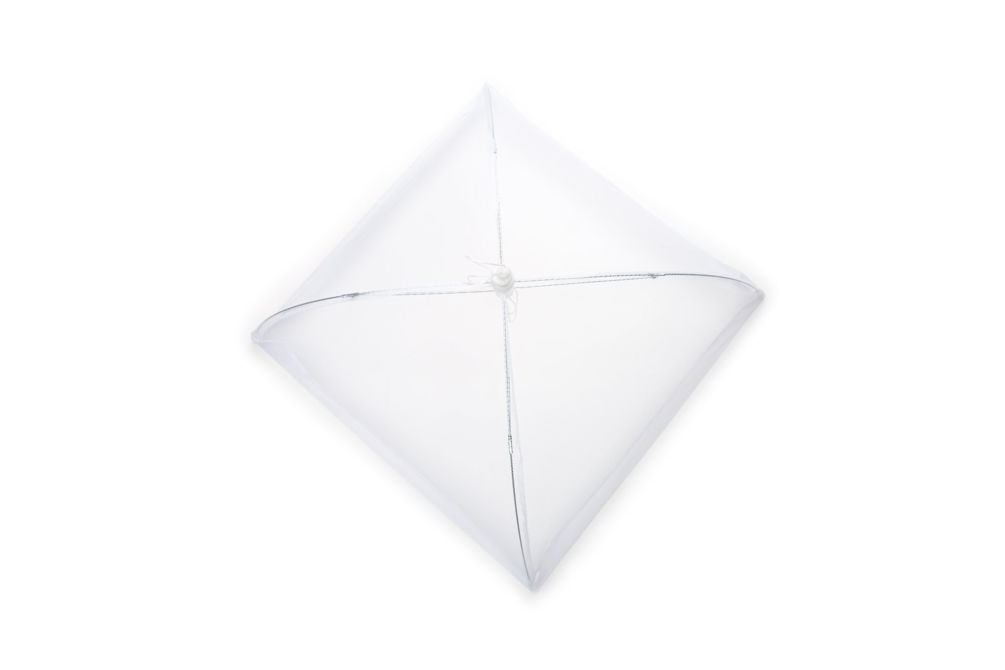 Fox Run Square Food Umbrella, Giant, 18" sq, White