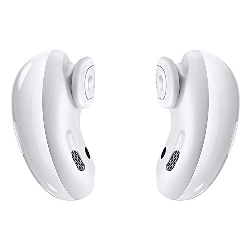 Samsung Galaxy Buds-Live Active Noise-Cancelling Wireless Bluetooth 5.0 Earbuds (Mystic White)