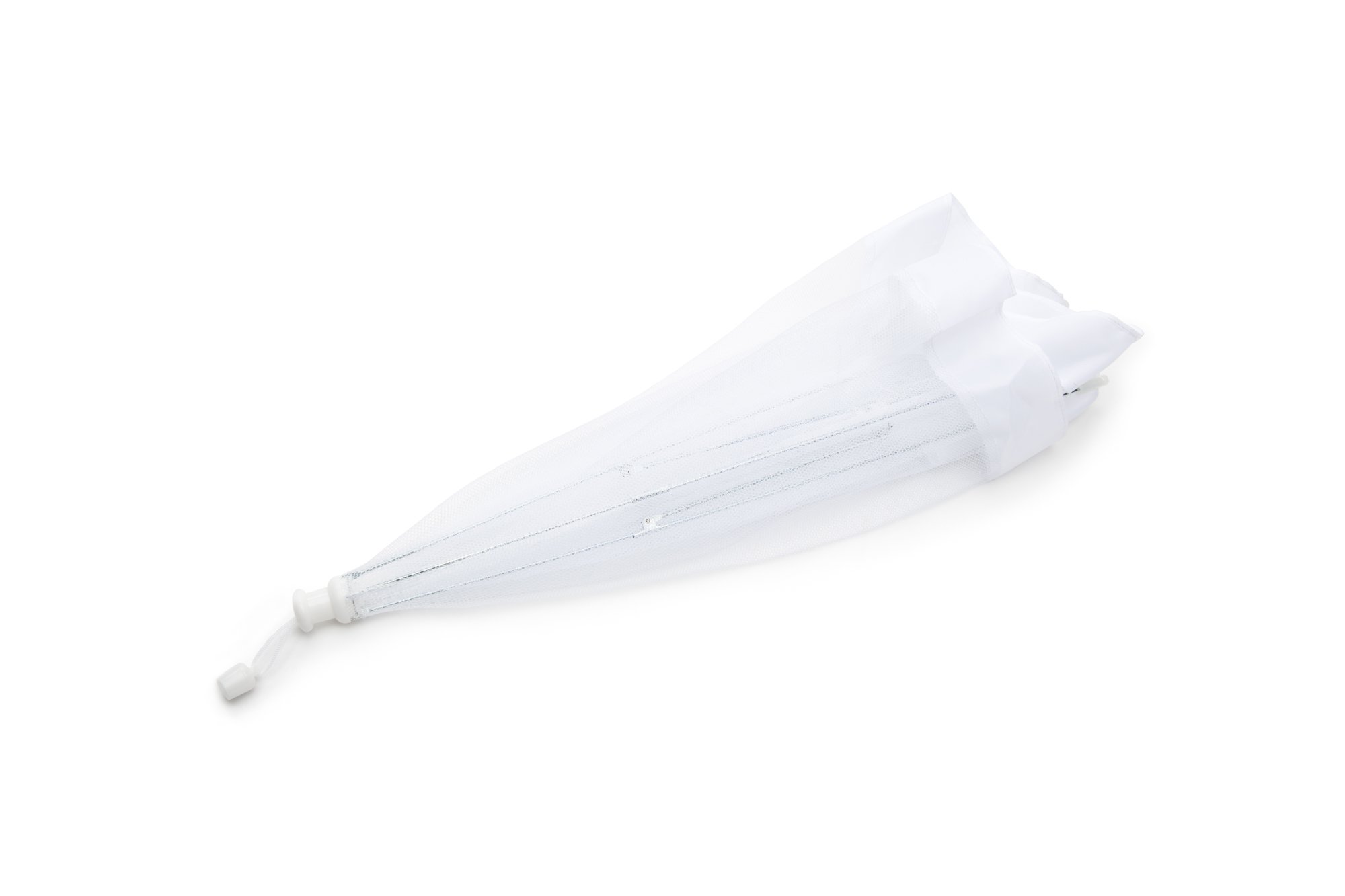 Fox Run Square Food Umbrella, Giant, 18" sq, White