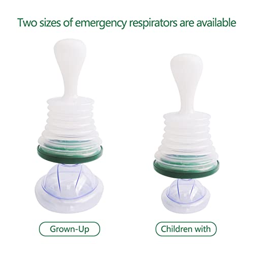 2023 New Choking Rescue Device ,2 Different Size Masks, Suction Anti Choking Device, Professional Choking Emergency Device for Adult and Children (Yellow)