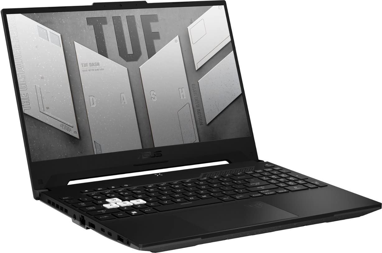 ASUS TUF Dash F15 Gaming Laptop 2023, 15.6" FHD 144Hz Display, NVIDIA GeForce RTX 3070 GPU, Intel Core i7-12650H, 16GB DDR5 RAM, 1TB SSD, Bluetooth, Wifi6, Windows 11 Home