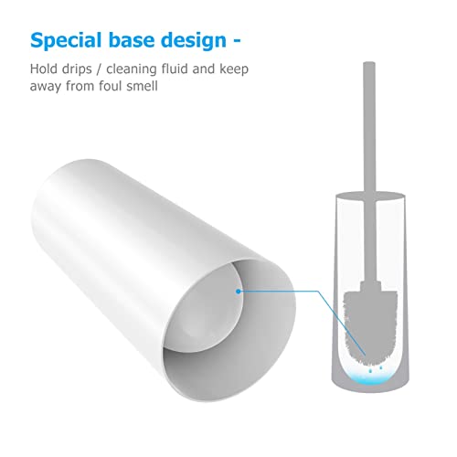 Sanitary Brush Compact Fixture Toilet Cleaning Brush Set Bathroom Bathroom Accessories