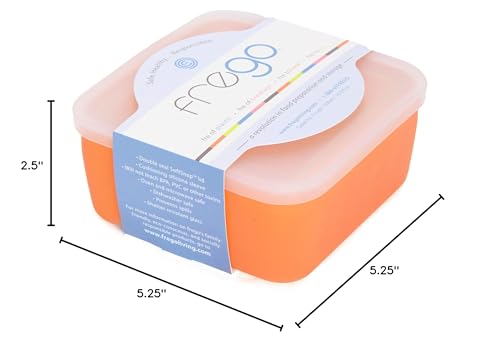 Frego 798304217261 Food Container, 2-Cup, Orange