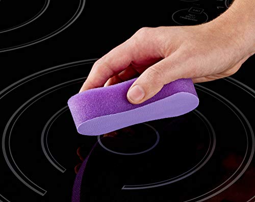 Scotch-Brite Scratch-Free Glass Cooktop Pads, Chemical-Free Cleaning, 2 Cleaning Pads