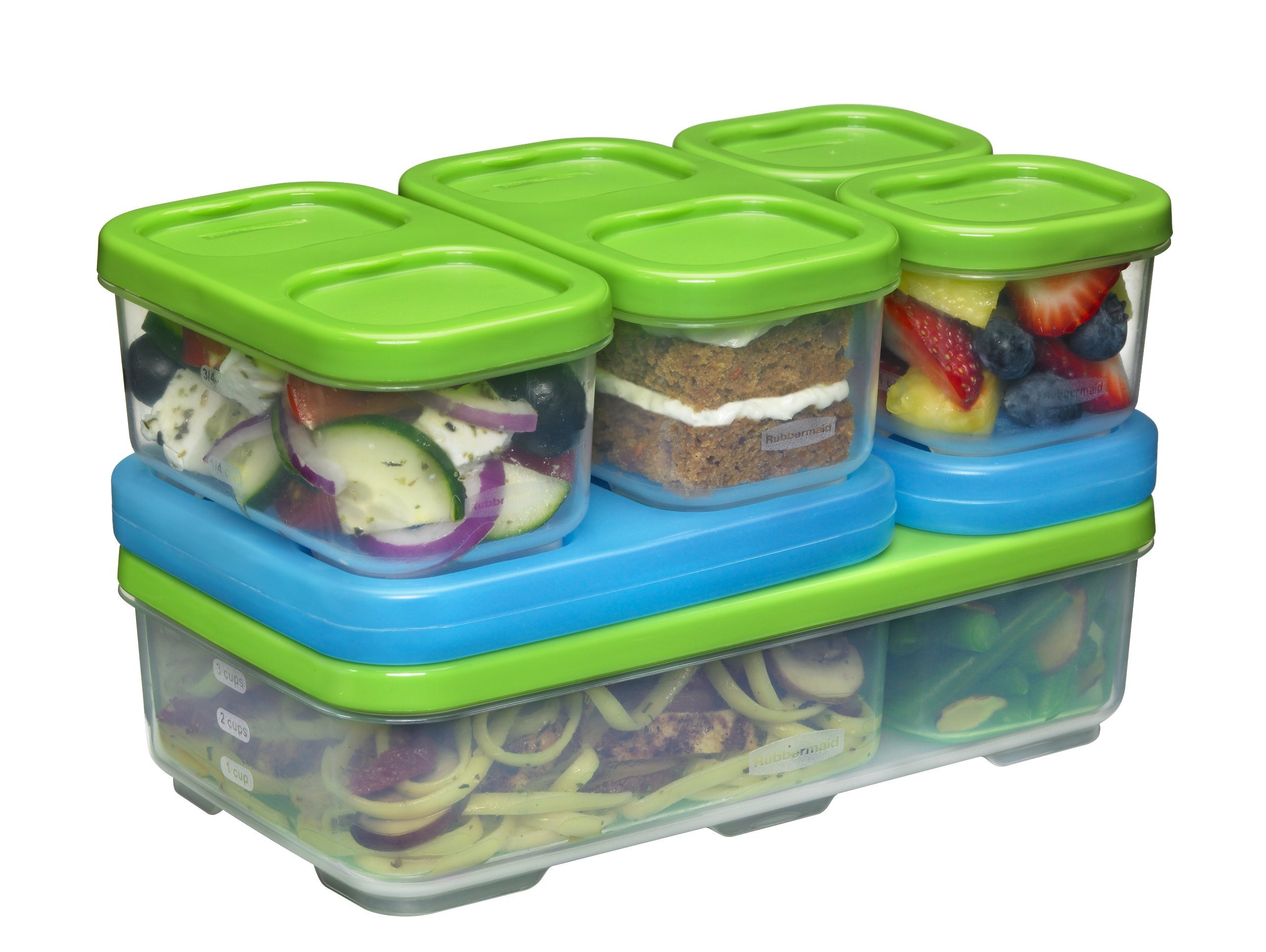 Rubbermaid LunchBlox Entrée Kit, Green