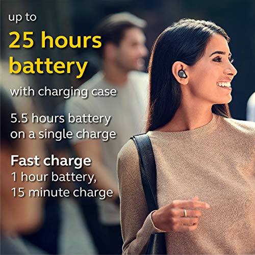 Jabra Elite 85t True Wireless Bluetooth Earbuds, Titanium Black β Advanced Noise-Cancelling Earbuds with Charging Case (Renewed)