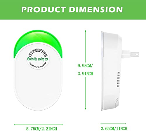 Energy Saver Household Power Saver Electricity Saving Box 90V-250V Household Office Market Device Electric Smart US Plug 30KW (White)