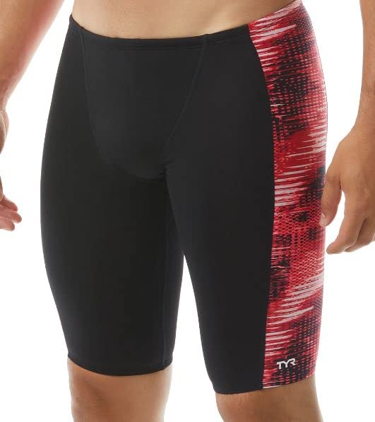 TYR Sport Men's Standard Surge Hero Jammer, RED, 22