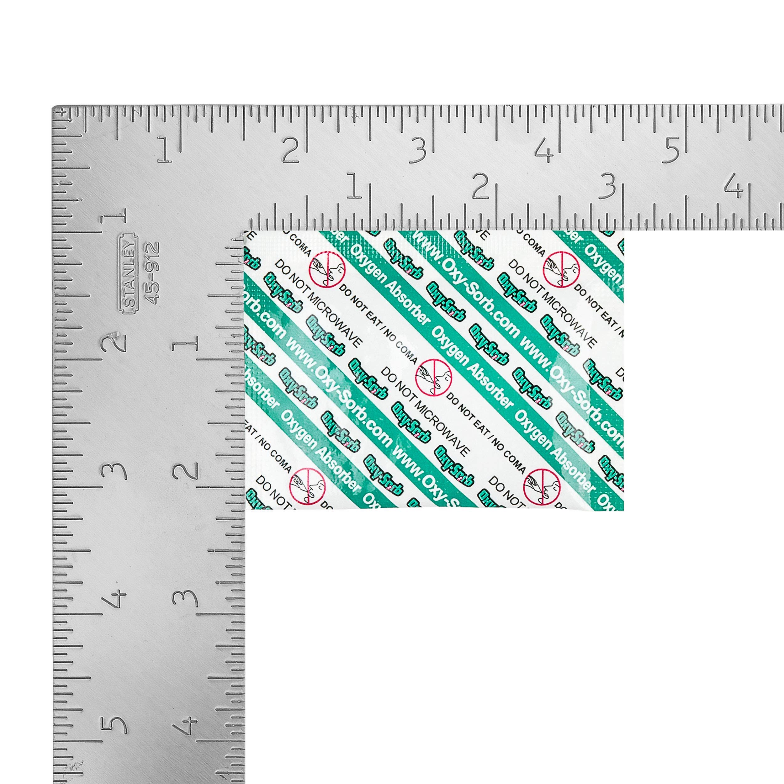 Oxy-Sorb 500cc Oxygen Absorbers for Food Storage (100 Pack) - Preserving Food Freshness with Food Grade Oxygen Absorbers for Long-Term Storage