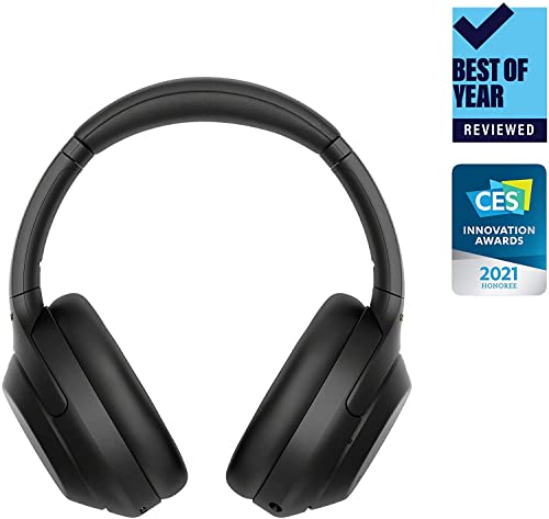 WH-1000XM4 Wireless Industry Leading Noise Canceling Overhead Headphones with Mic for Phone-Call (International Version) (Renewed)