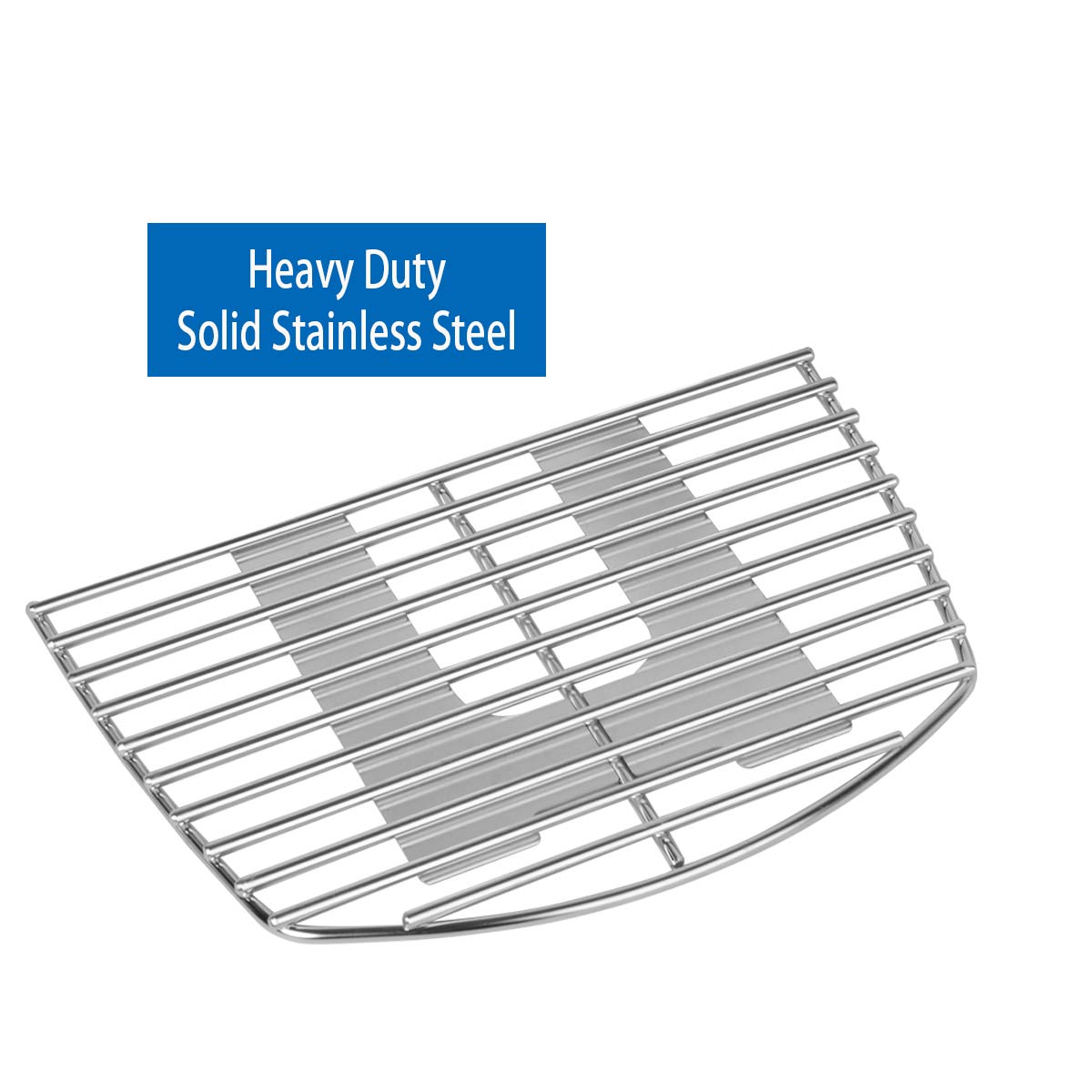 Stanbroil Stainless Steel Grill Cooking Grates for Weber Q1000 Series, Q1200, Q1400 Gas Grill, Replacement for Weber 7644 - Set of 2