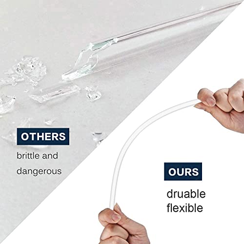 10 Pack Straw Replacement for Stanley Adventure Quencher Travel Tumbler Cup, Reusable Straws with Cleaning Brush Compatible with Stanley 40oz 30oz 20oz 14oz tumbler Cup Water Jug