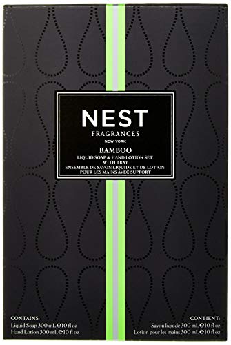 NEST Fragrances Bamboo Liquid Soap & Hand Lotion Set, Soap and Hand 20 fl oz
