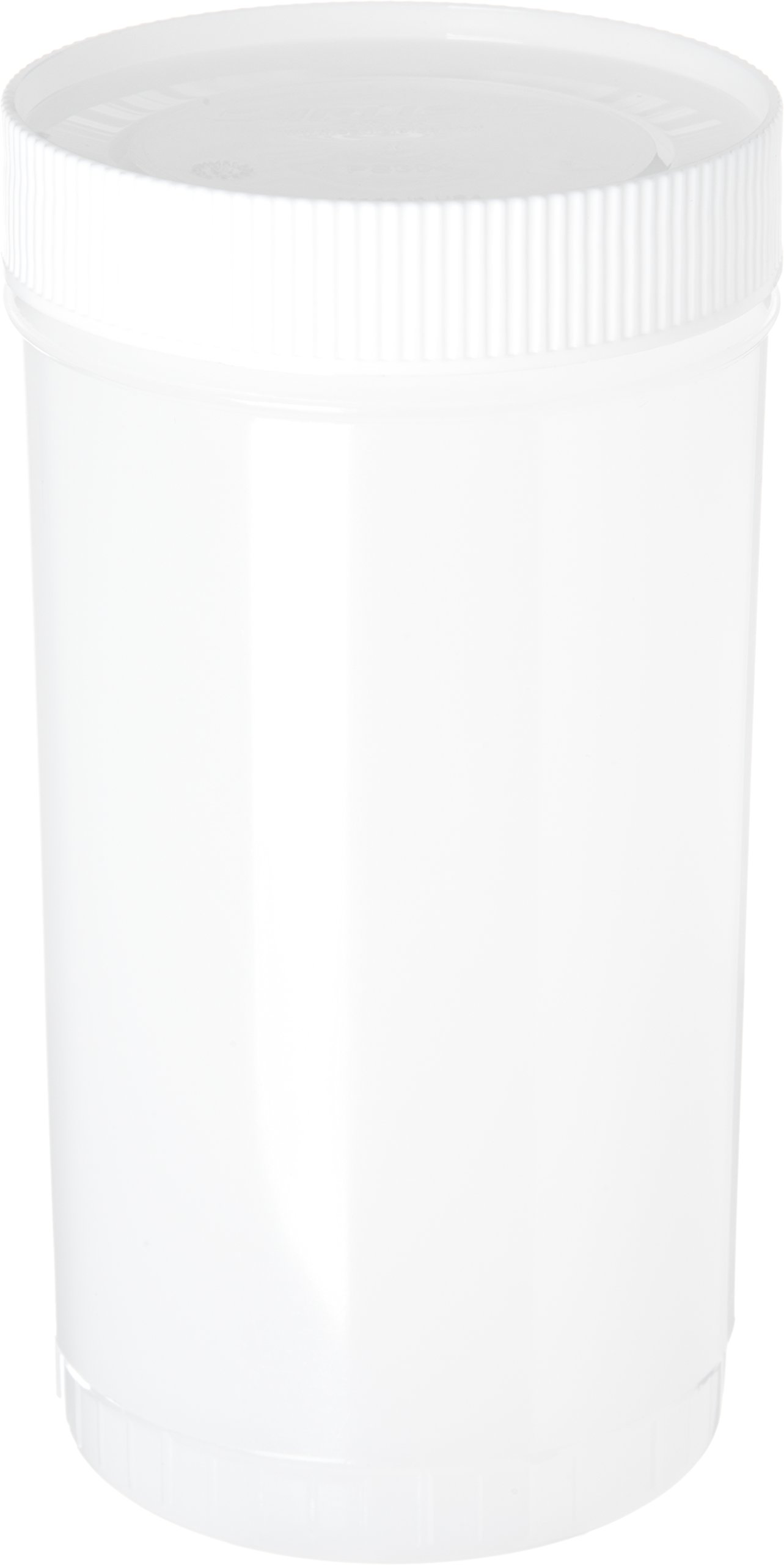 Carlisle FoodService Products Stor N' Pour Complete Quart Set Neck, Container, Cap, And Spout for Bar, Kitchen, And Restaurants, Plastic, 1 Quart, White
