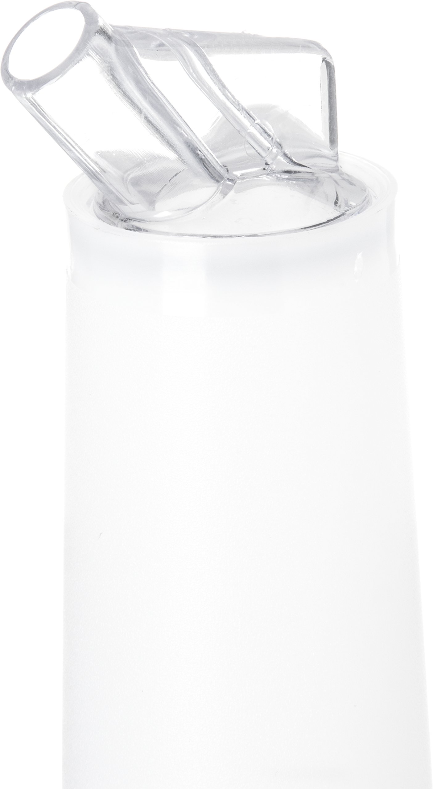 Carlisle FoodService Products Stor N' Pour Complete Quart Set Neck, Container, Cap, And Spout for Bar, Kitchen, And Restaurants, Plastic, 1 Quart, White