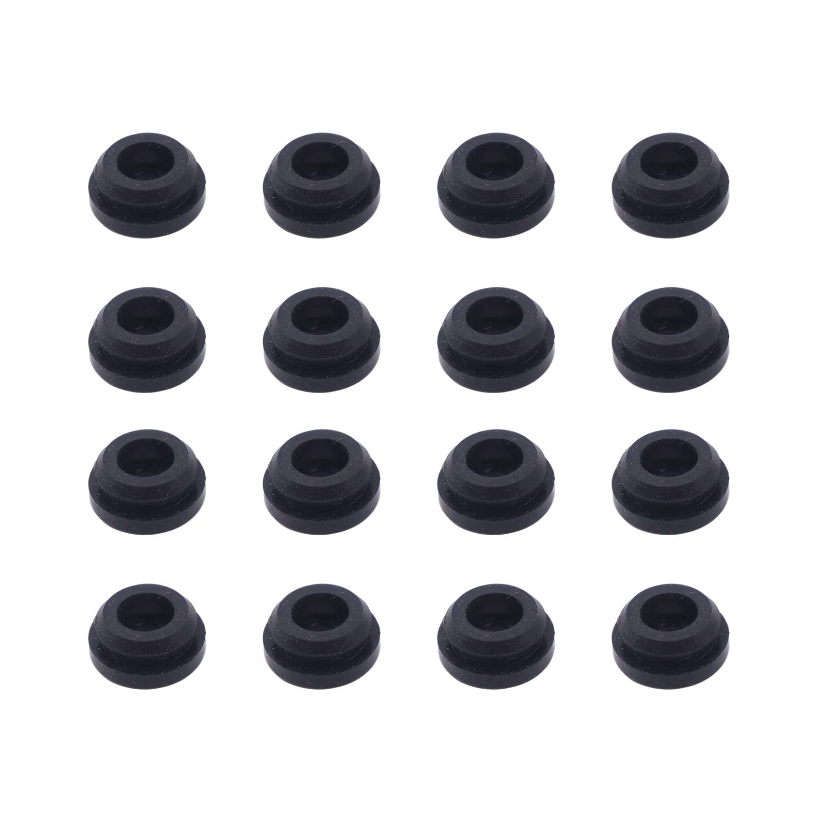 HABIIID RV Stove Top Grommet Kit for Black Furnace Grommet Protective Rubber Grommet Assortment Kit Compatible with Magic Chef Stove Grates 16 Pcs