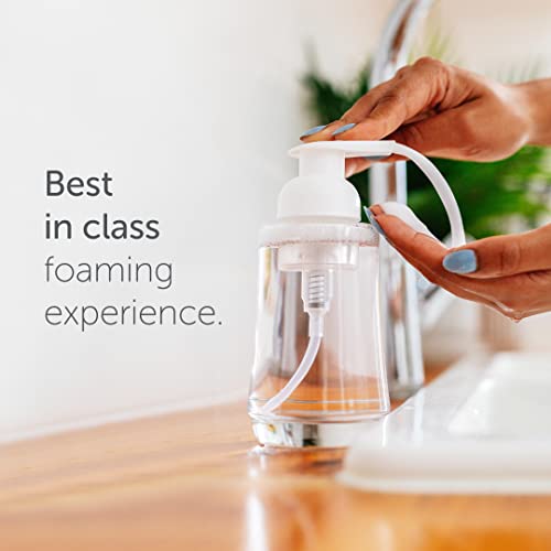 Tirtyl Hand Soap Single Kit - Glass Foaming Dispenser + 3 Tablet Refills - Compostable Packaging - Variety Fragrances - 24 fl oz total (makes 3x 8 fl oz bottles of soap)