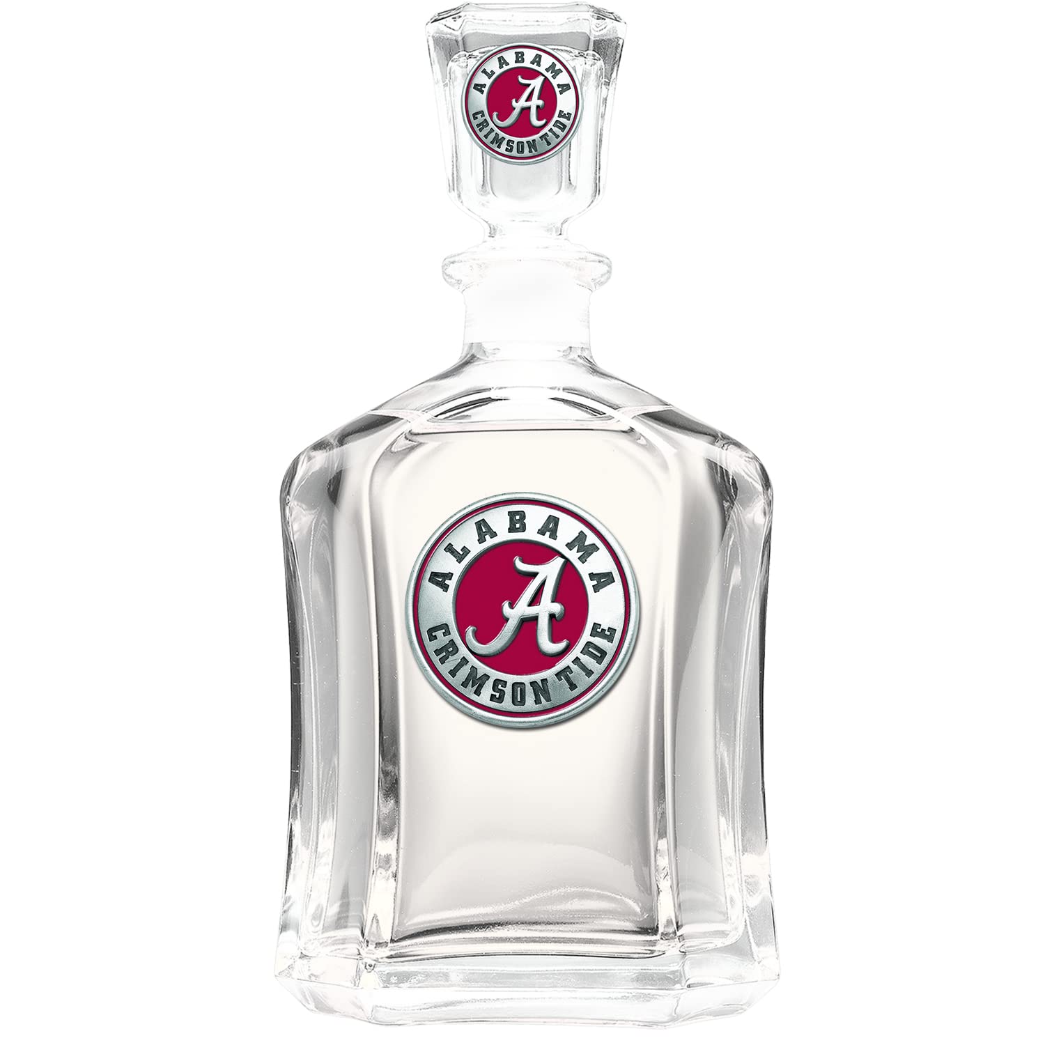 Heritage Pewter Alabama Capitol Container | 24 OZ Glass Container | Expertly Crafted Pewter Glass