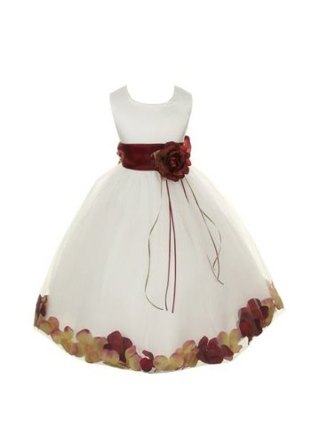 CinderellaCouture-CC1190W-Floor Length Dull Satin Pick up Floor Length Dress, red, Size 2