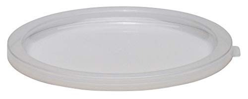 Cambro RFSC6148 Round Storage Container Lid, 6 and 8 Quart, White (Pack of 12)