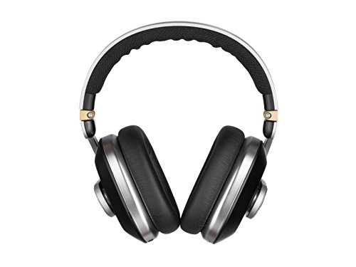 Blue Satellite Premium Wireless Noise-Cancelling Headphones with Audiophile Amp (Black)