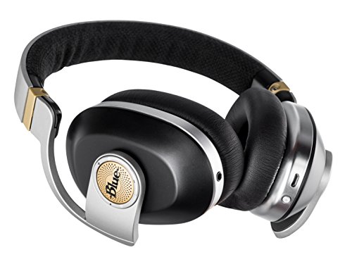 Blue Satellite Premium Wireless Noise-Cancelling Headphones with Audiophile Amp (Black)