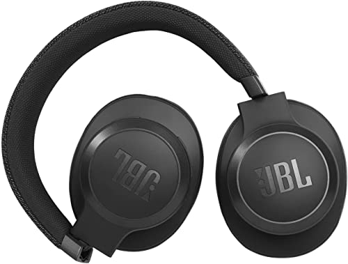 JBL Live 660NC Wireless Over-Ear Noise-Cancelling Headphones Bundle with Carrying Case (Black)